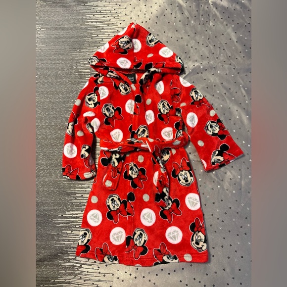 Disney | Pajamas | Minnie Mouse Robe Xs 4 | Poshmark